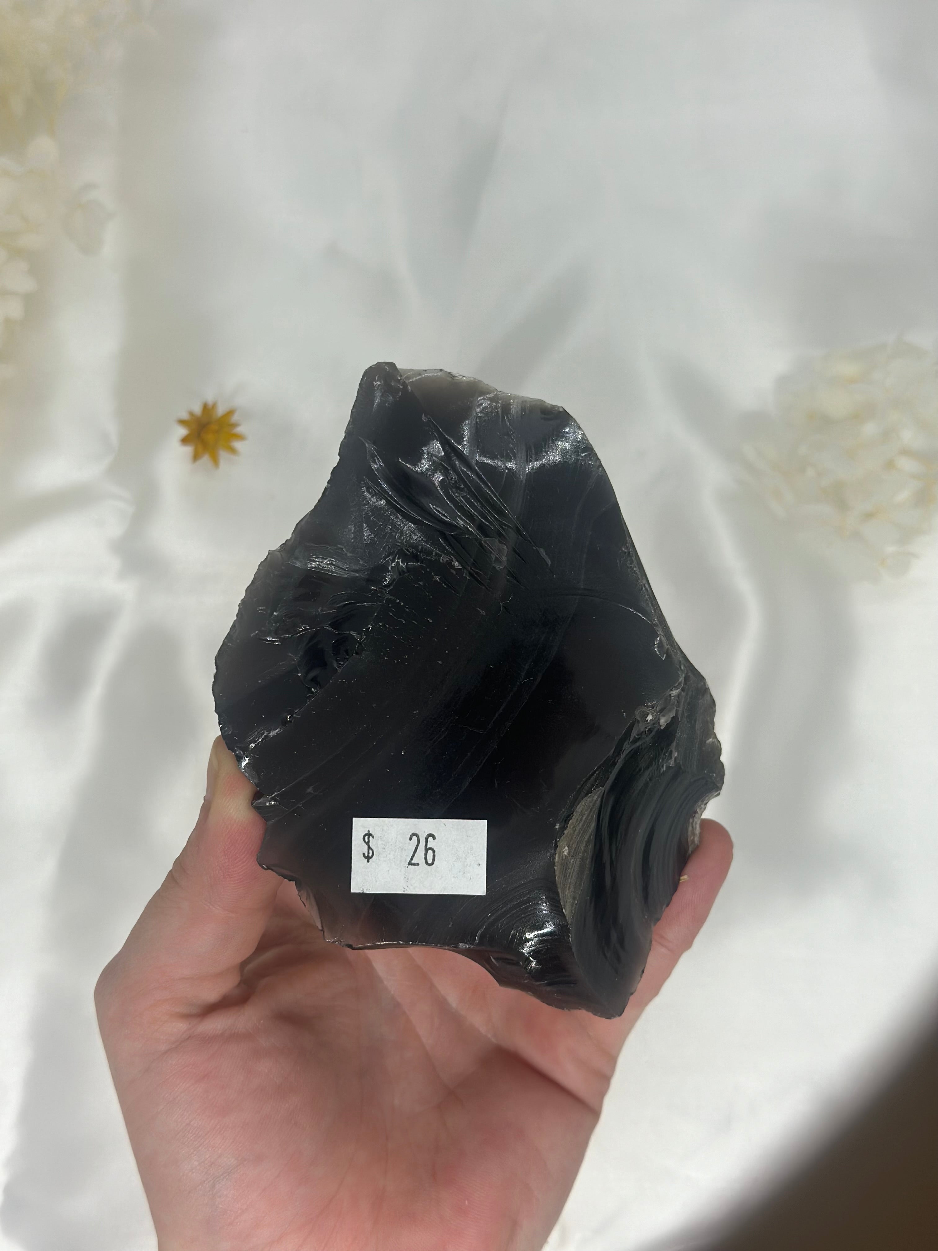 Raw Black Obsidian – Botanica Boxes